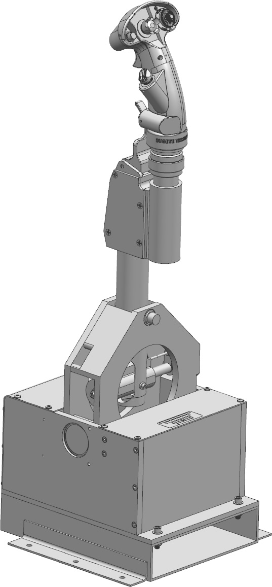 F-15 Pilot Long Throw Stick - Floor Mounted - Bugeye Technologies