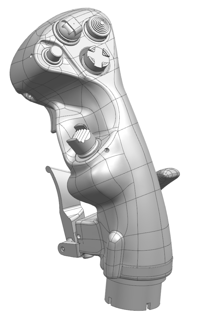 F-35 Stick Grip - Reconfigurable Joint - Bugeye Technologies