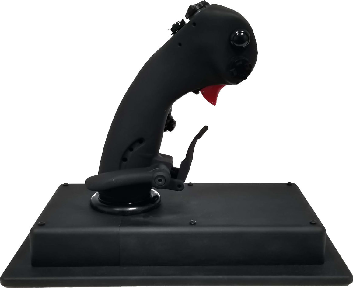 Simulated F-35 Stick Mechanism with Grip - Bugeye Technologies