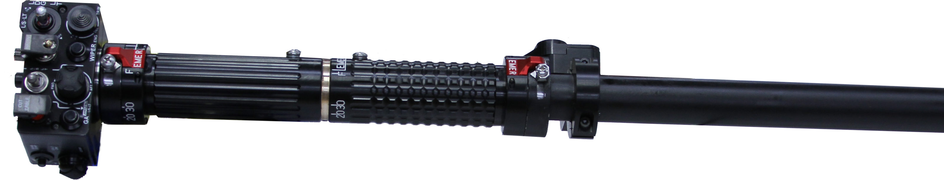 UH-72 Pilot Collective Head - Shaft - Rotating Throttle Handles